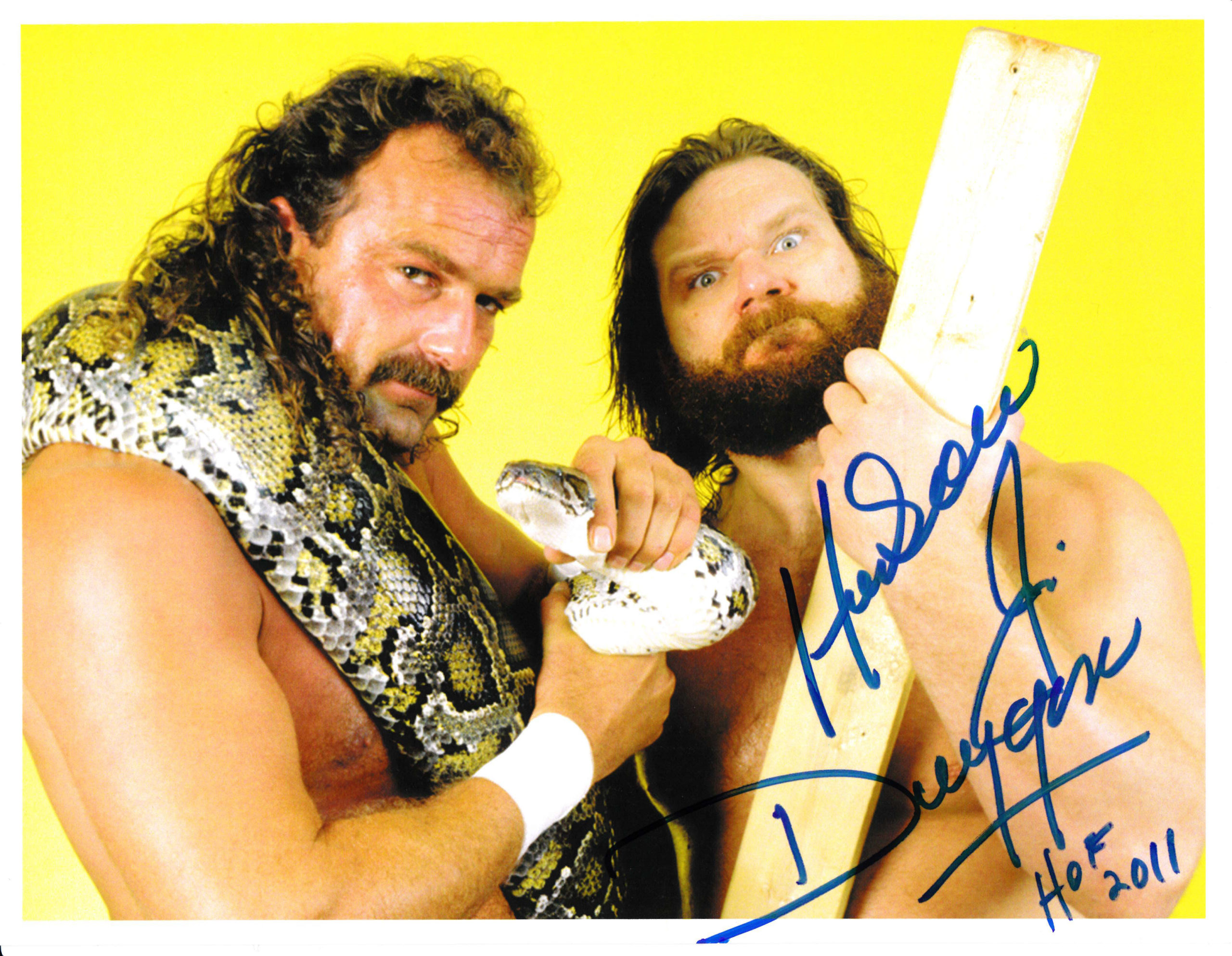 Hacksaw Jim Duggan signed photo - Fanboy Expo Store