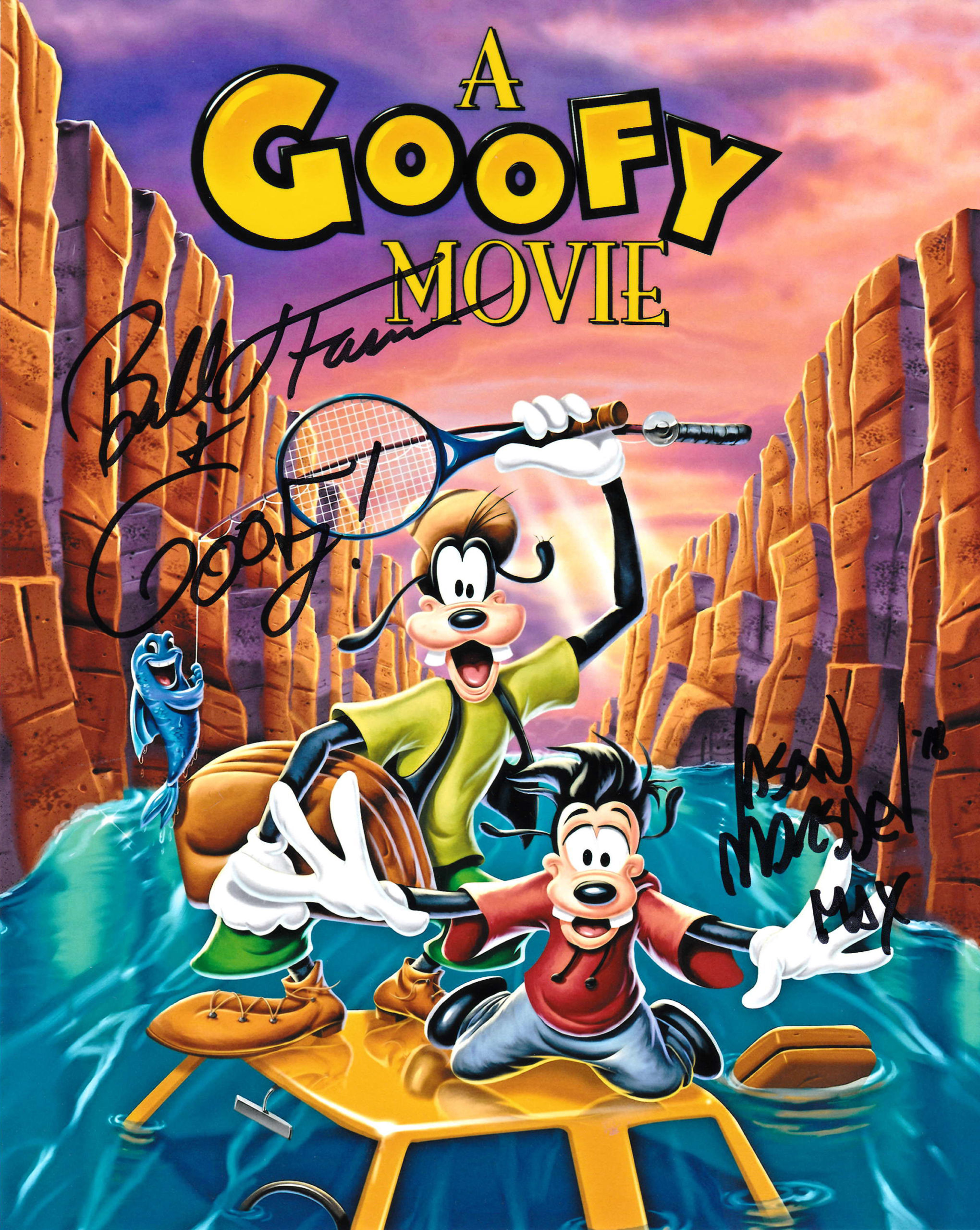 A Goofy Movie signed 8x10 by Bill Farmer and Jason Marsden - Fanboy ...