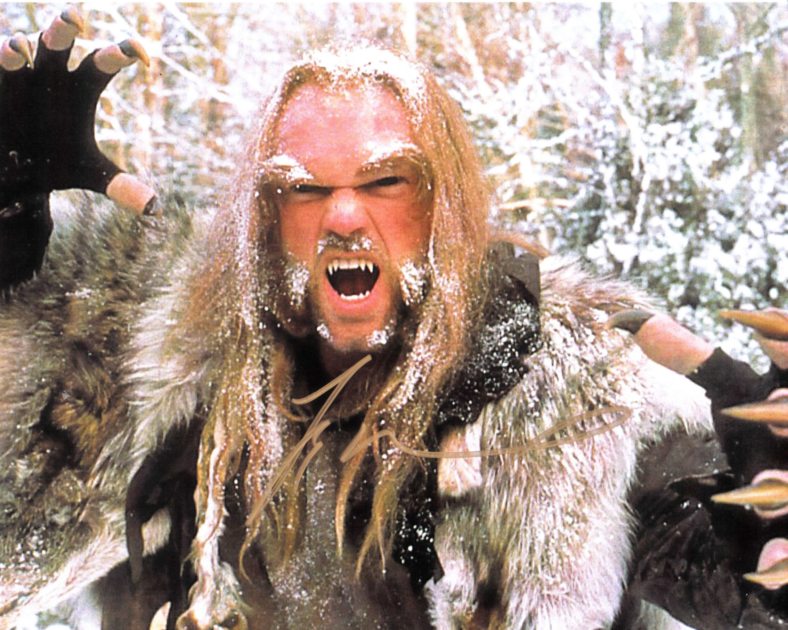 Tyler Mane Sabertooth from XMEN signed 8x10 photo - Fanboy Expo Store