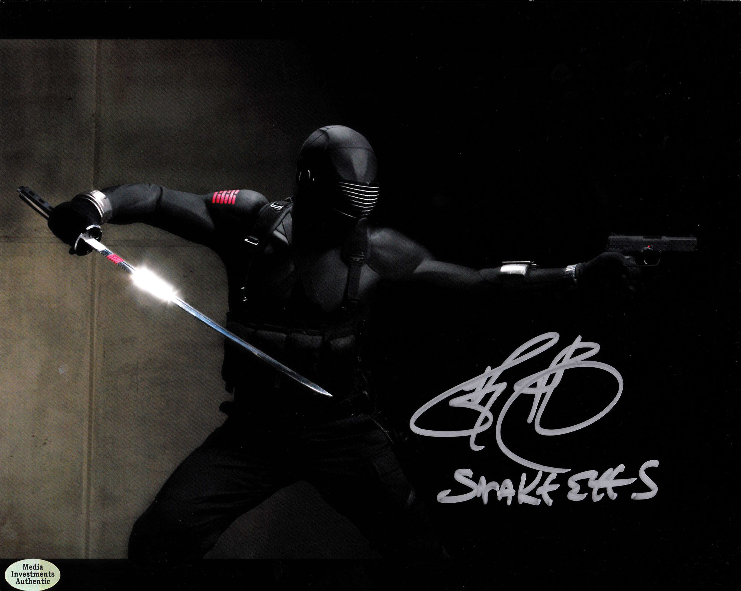 Ray Park Snake Eyes signed 8x10 photo from GI-Joe - Fanboy Expo Store