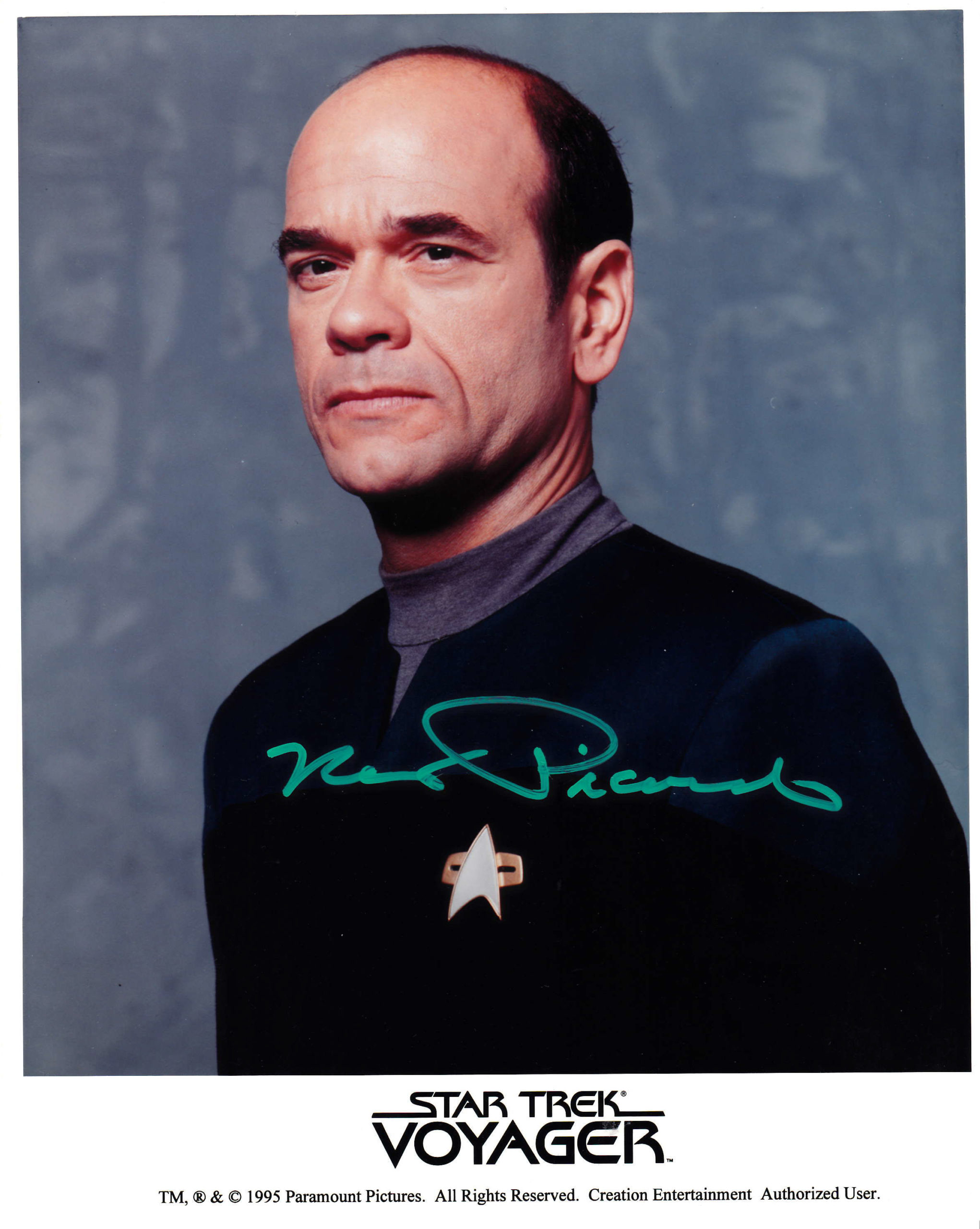 Robert Picardo Star Trek Voyager signed 8x10 photo - Fanboy Expo Store