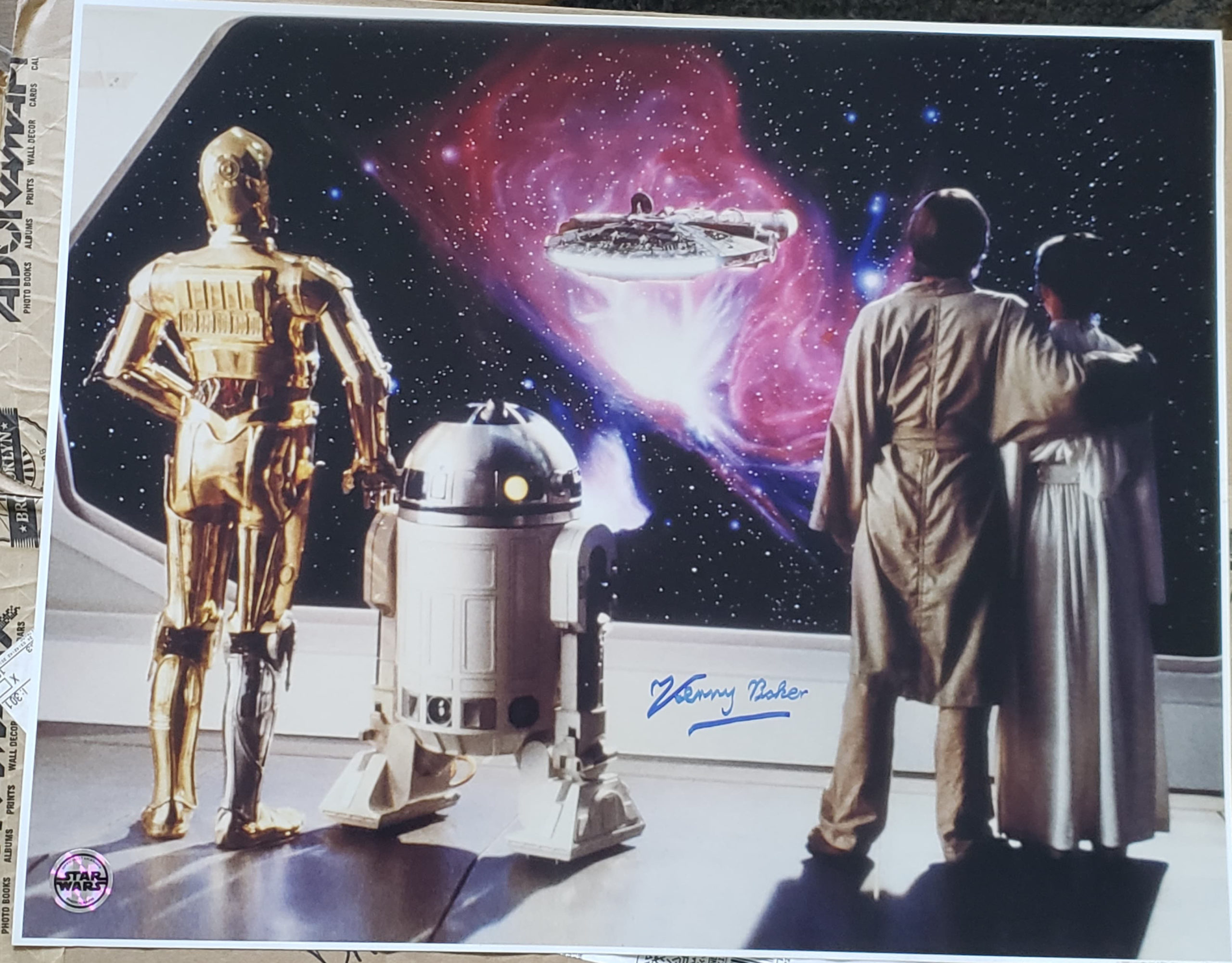 Kenny Baker R2-D2 signed Star Wars 16x20 photo - Fanboy Expo Store