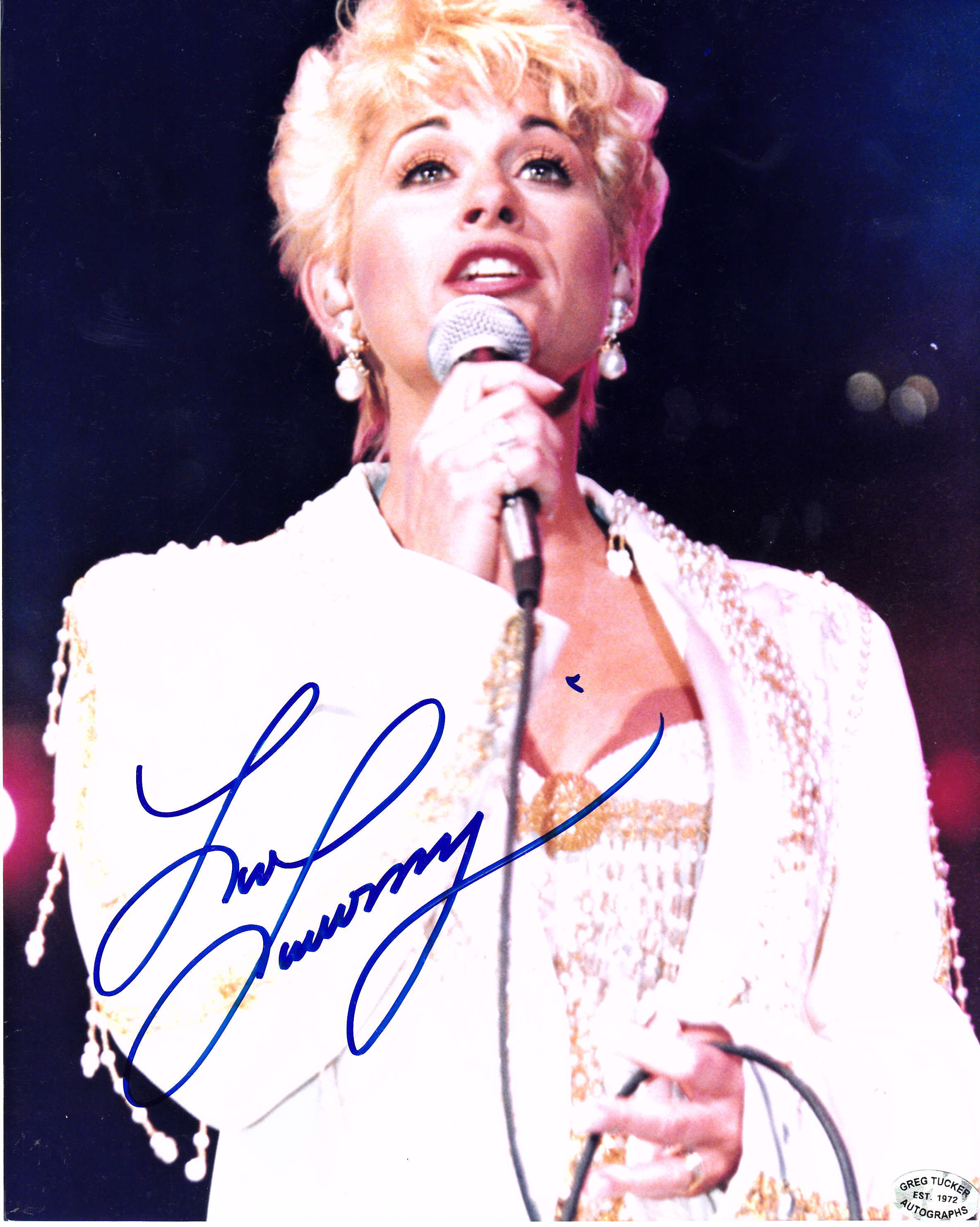 Lorrie Morgan Country Music Star signed 8x10 photo - Fanboy Expo Store