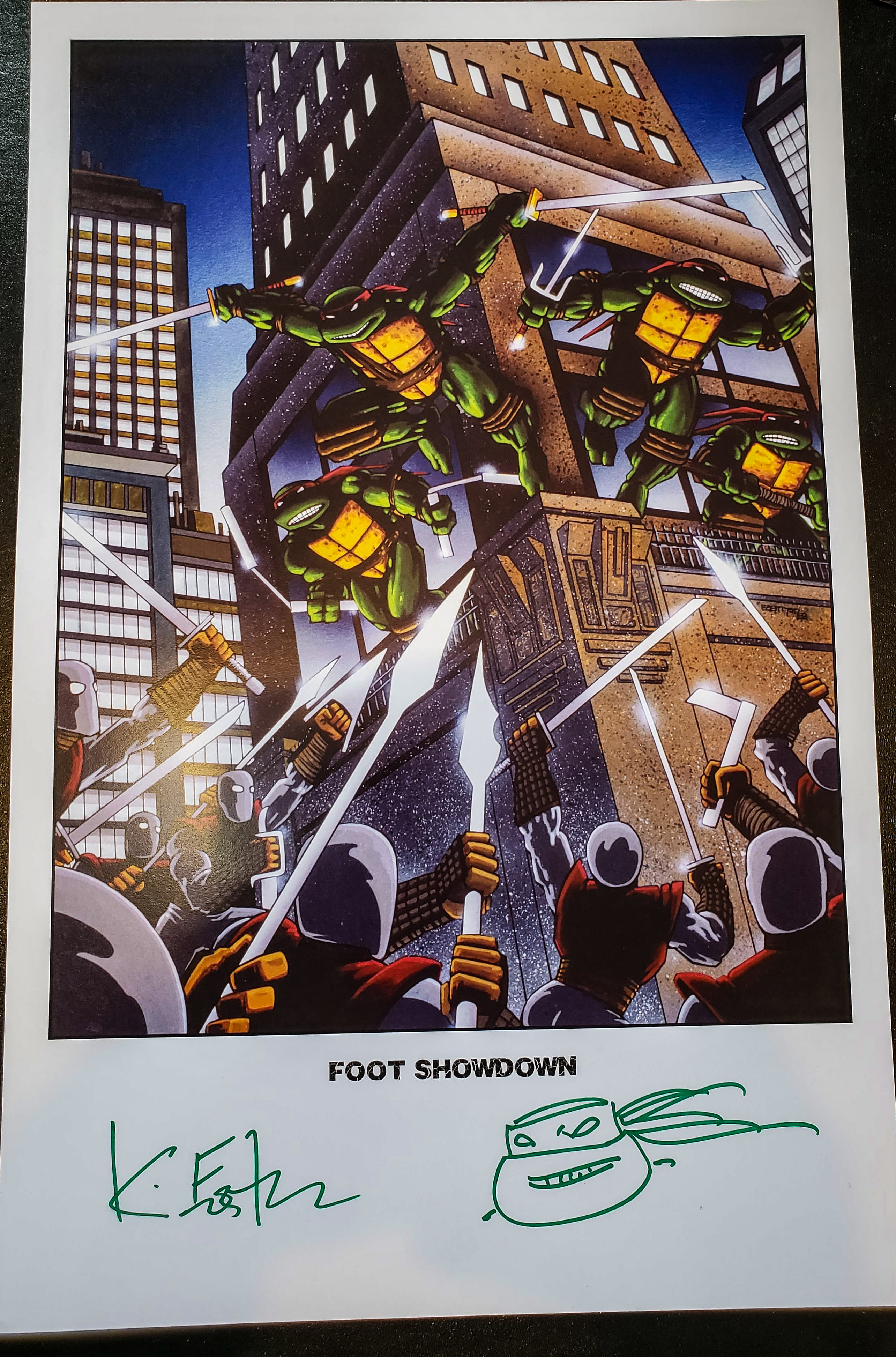 Kevin Eastman TMNT signed 11x17 photo - Fanboy Expo Store