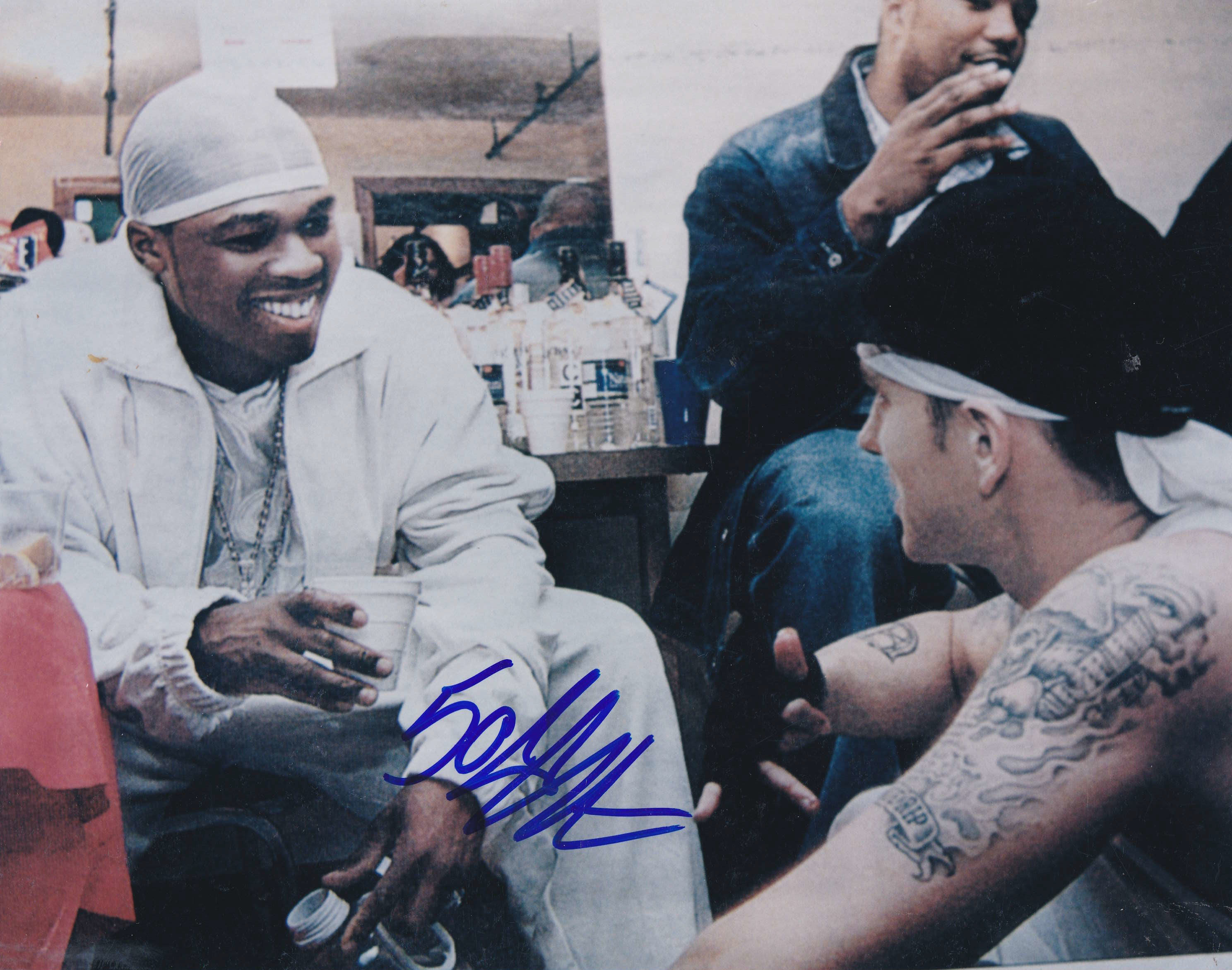 50 cent signed 8x10 photo - Fanboy Expo Store