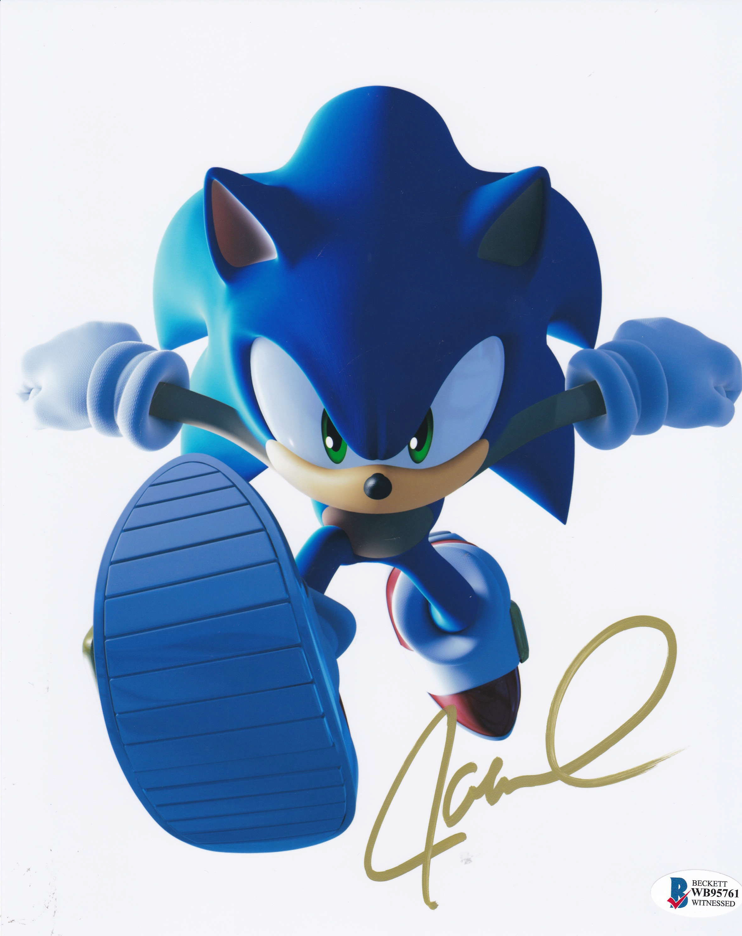 Jaleel White Sonic The Hedgehog signed 8x10 photo - Fanboy Expo Store
