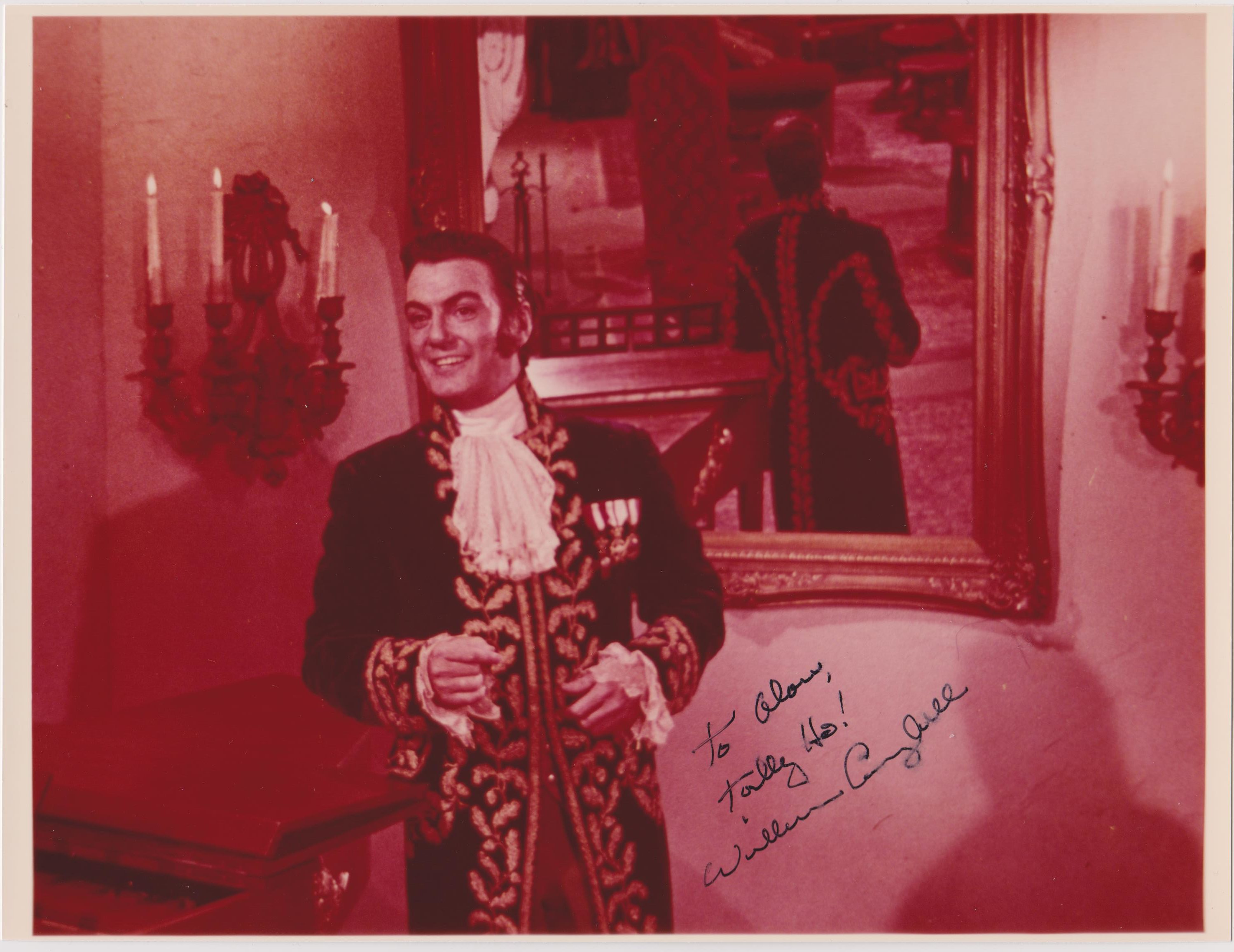 William Campbell Trelane from Star Trek original series signed photo ...