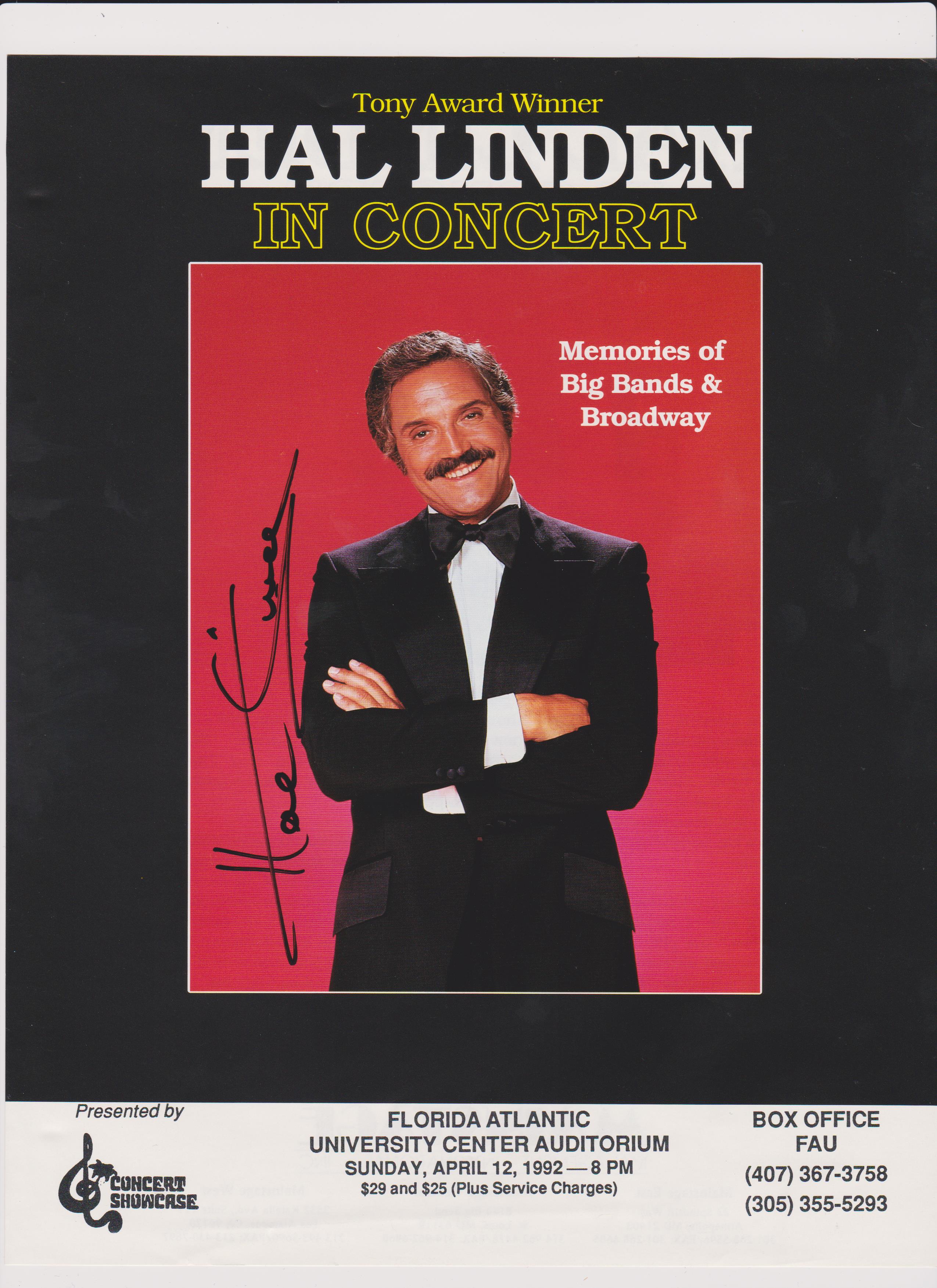 Hal Linden signed promo - Fanboy Expo Store