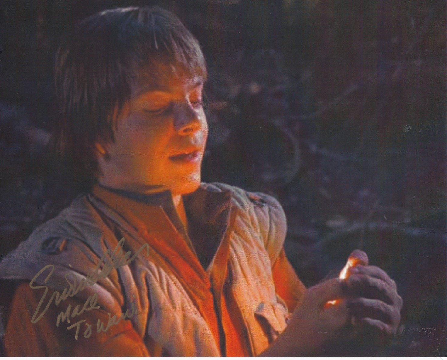 Eric Walker Star Wars Ewok Adventure Signed 8x10 Photo Fanboy Expo Store