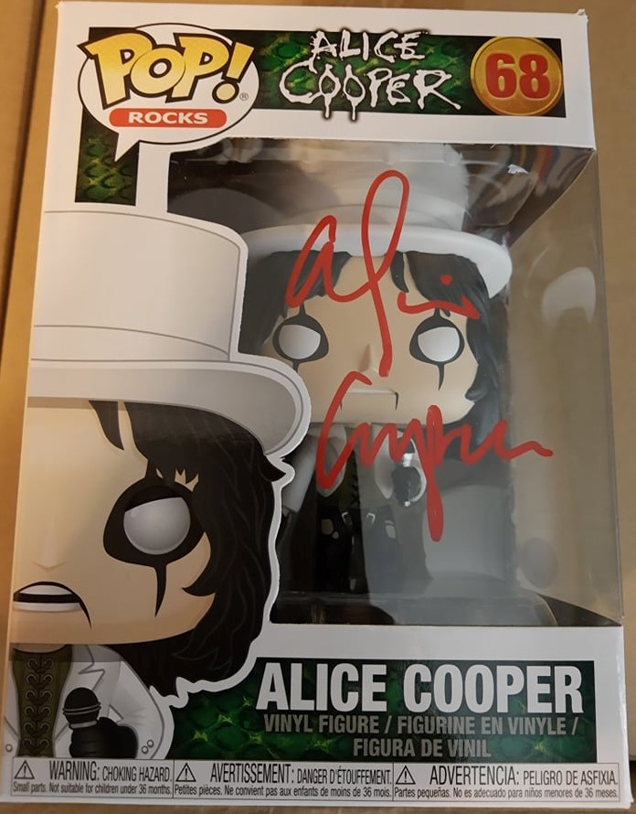 Alice Cooper signed Funko Pop - Fanboy Expo Store