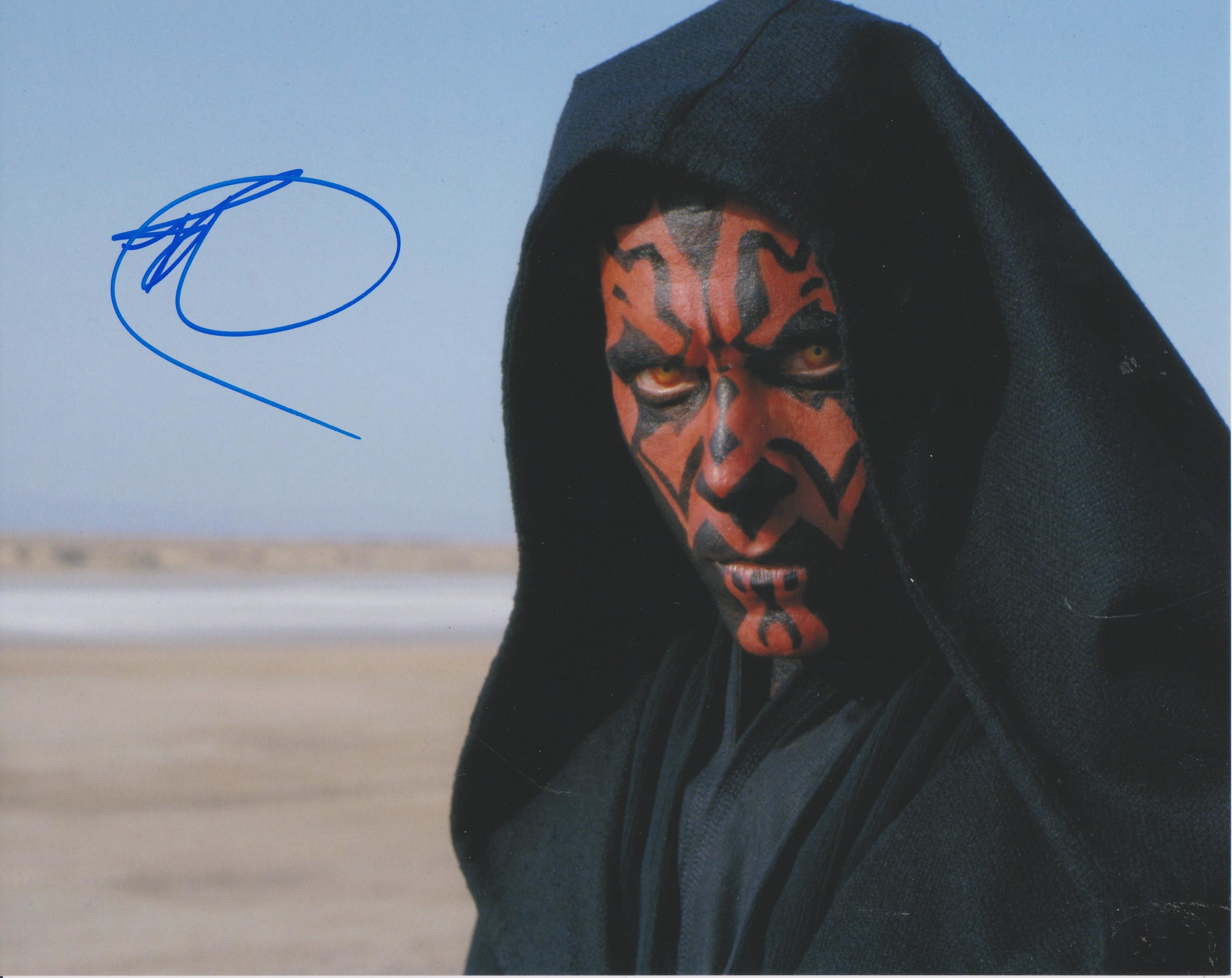 Ray Park Darth Maul Star Wars signed 8x10 photo - Fanboy Expo Store