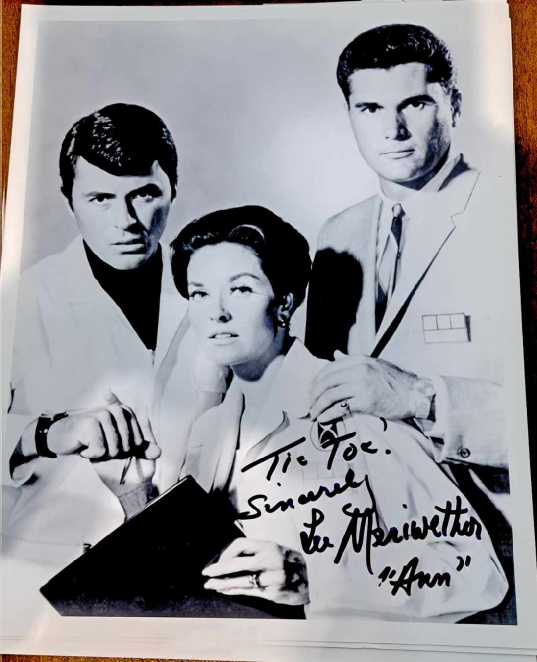 Lee Meriwether Time Tunnel signed 8x10 photo - Fanboy Expo Store