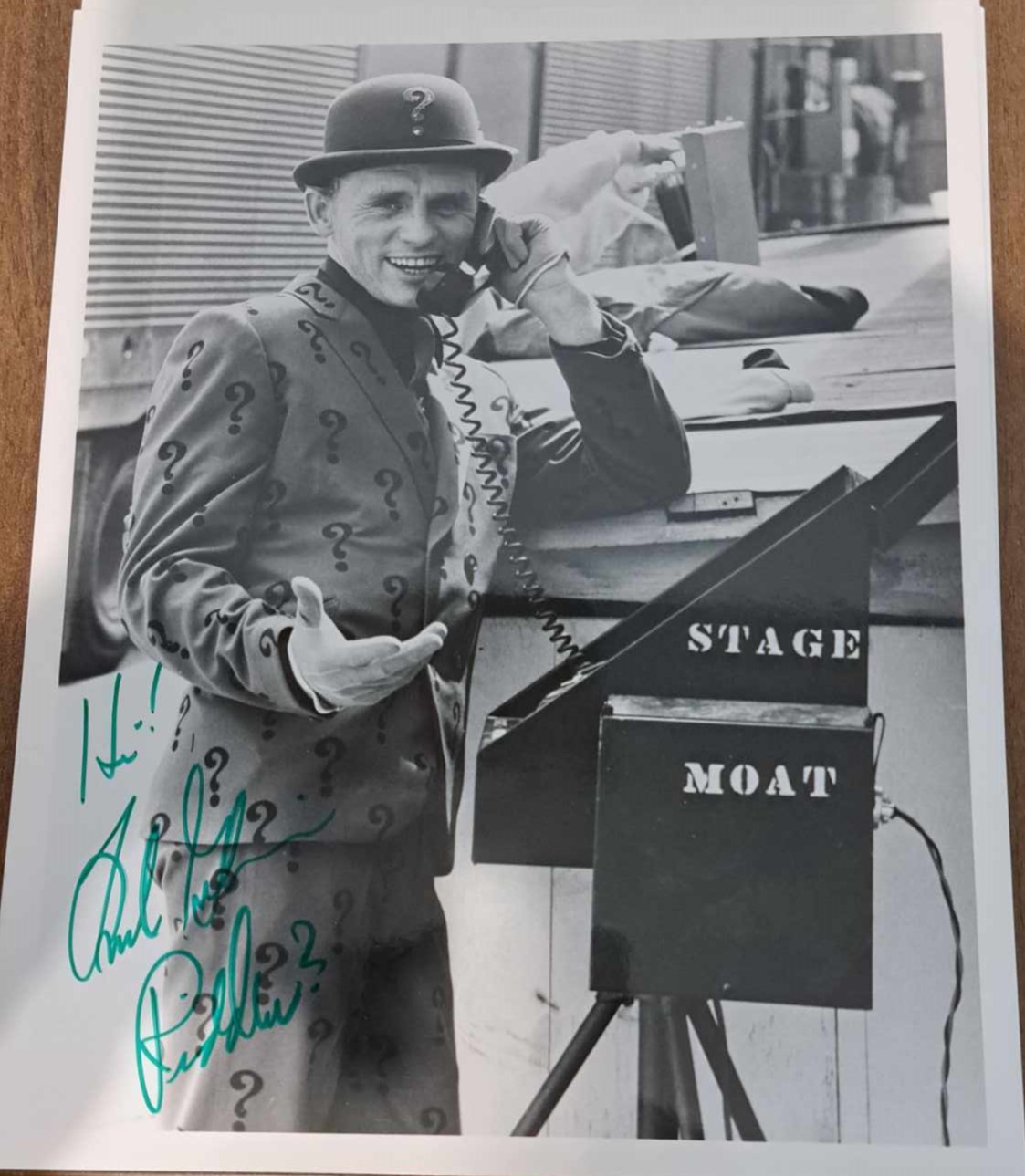 Frank Gorshin The Riddler Batman 1966 signed 8x10 photo - Fanboy Expo Store