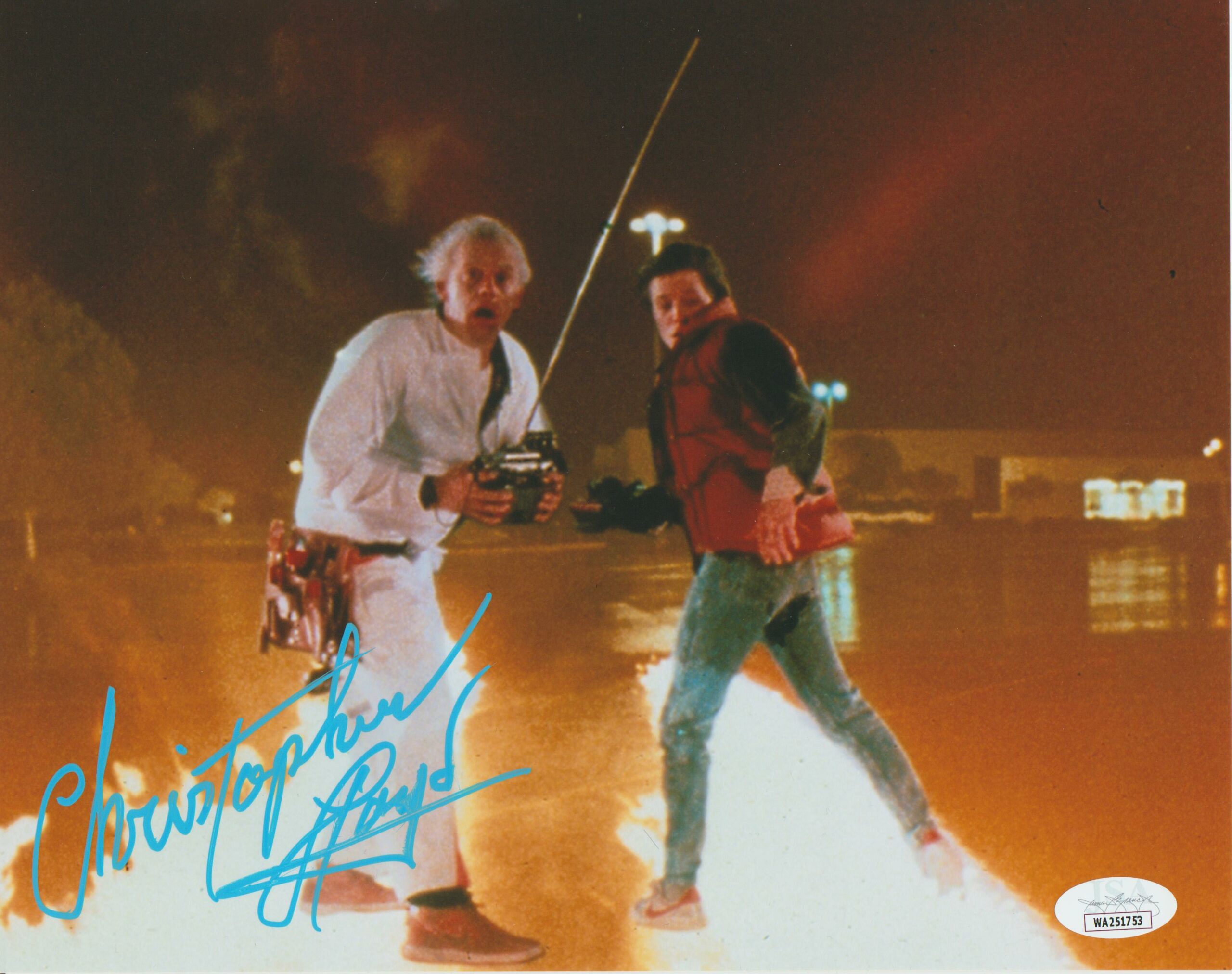 Christopher Lloyd Back To The Future Signed 8x10 - Fanboy Expo Store
