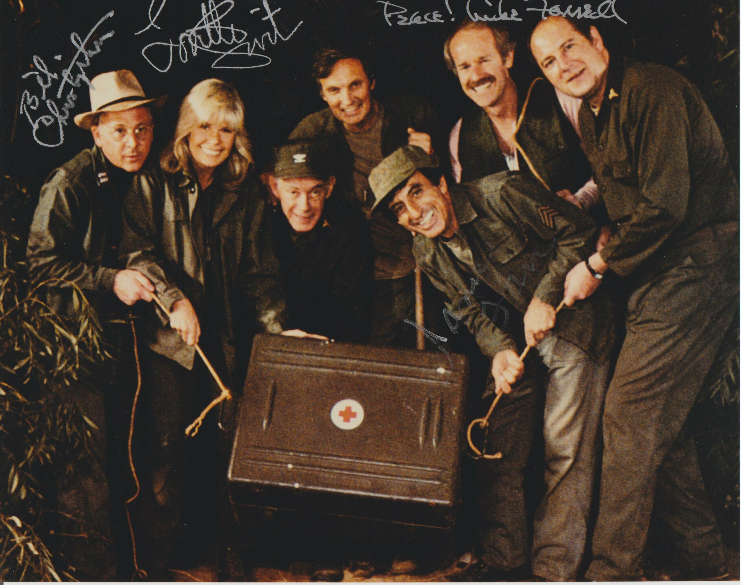 M.A.S.H. 8x10 signed by 4 (Christopher, Swit, Farrell and Farr ...