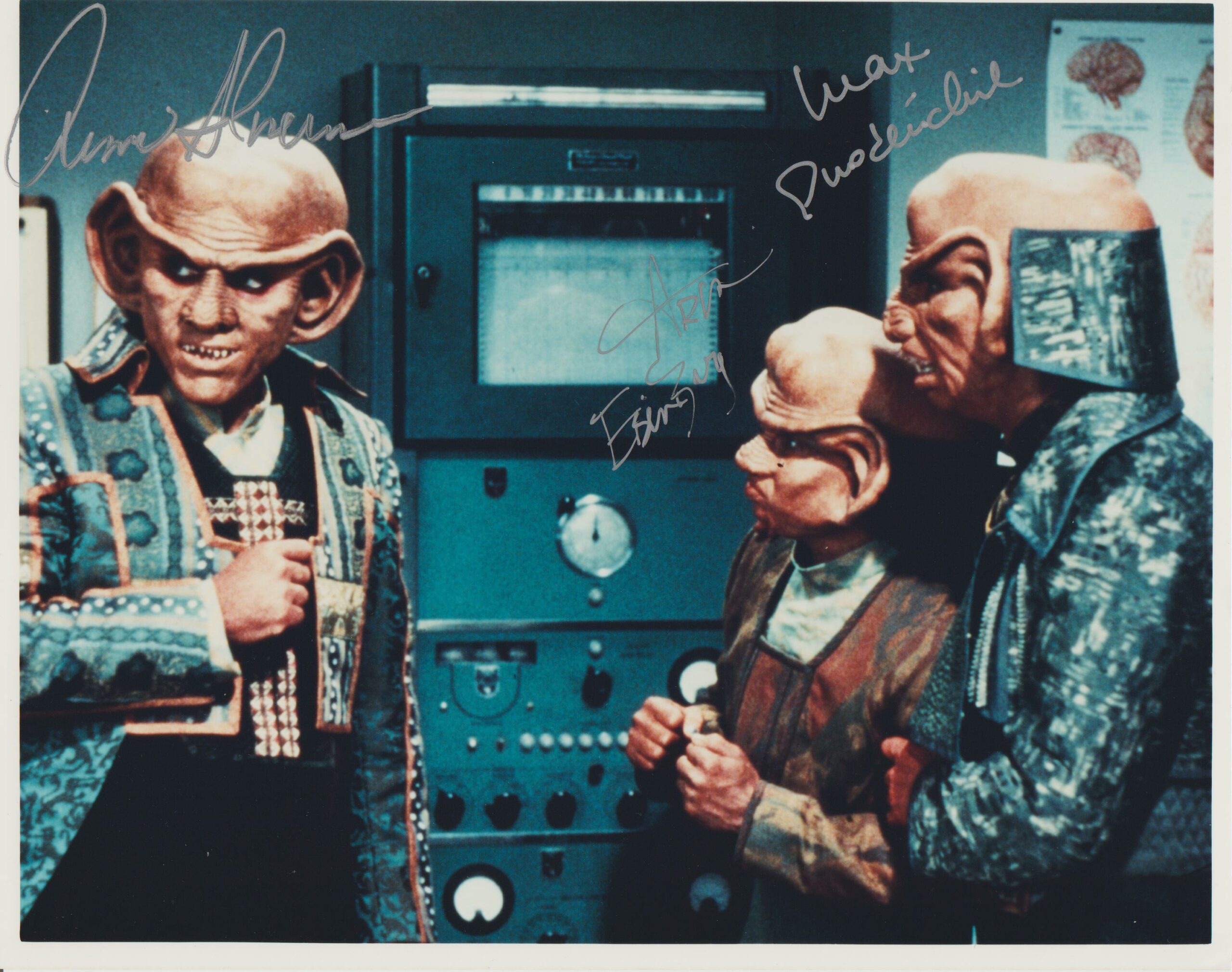Ferengi triple signed 8x10 from Star Trek with Armin Shimerman, Max ...