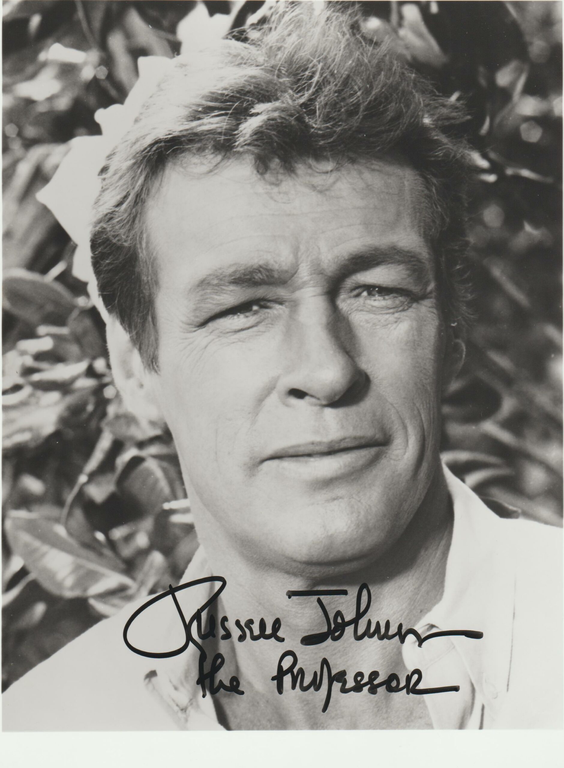 Russell Johnson Gilligan's Island signed 8x10 photo - Fanboy Expo Store