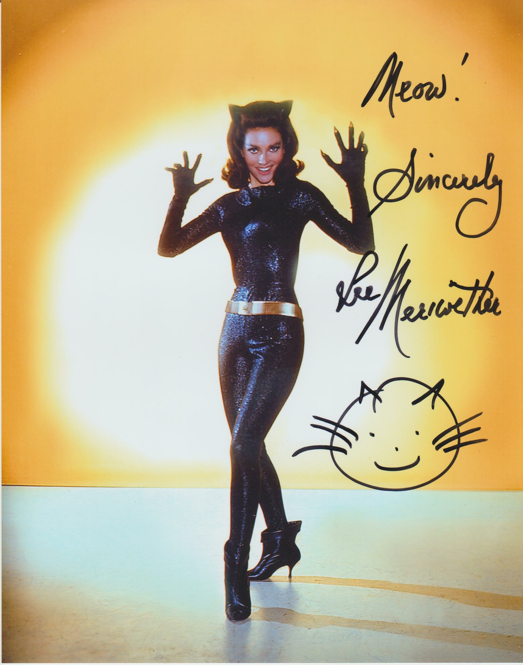Lee Meriwether Catwoman 1966 Batman signed 8x10 photo - Fanboy Expo Store