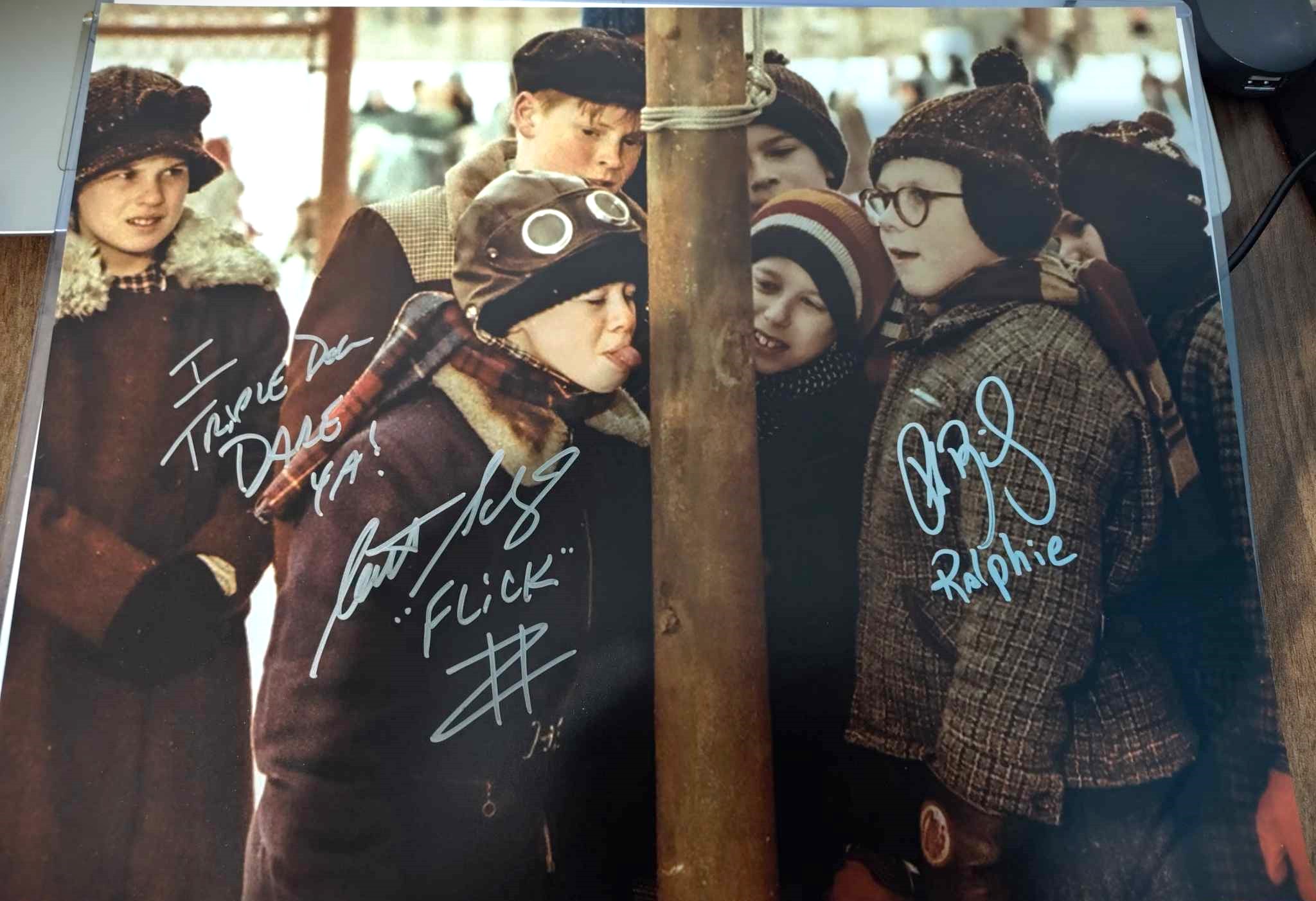 A Christmas Story double signed 11x14 oversized photo with Scott ...