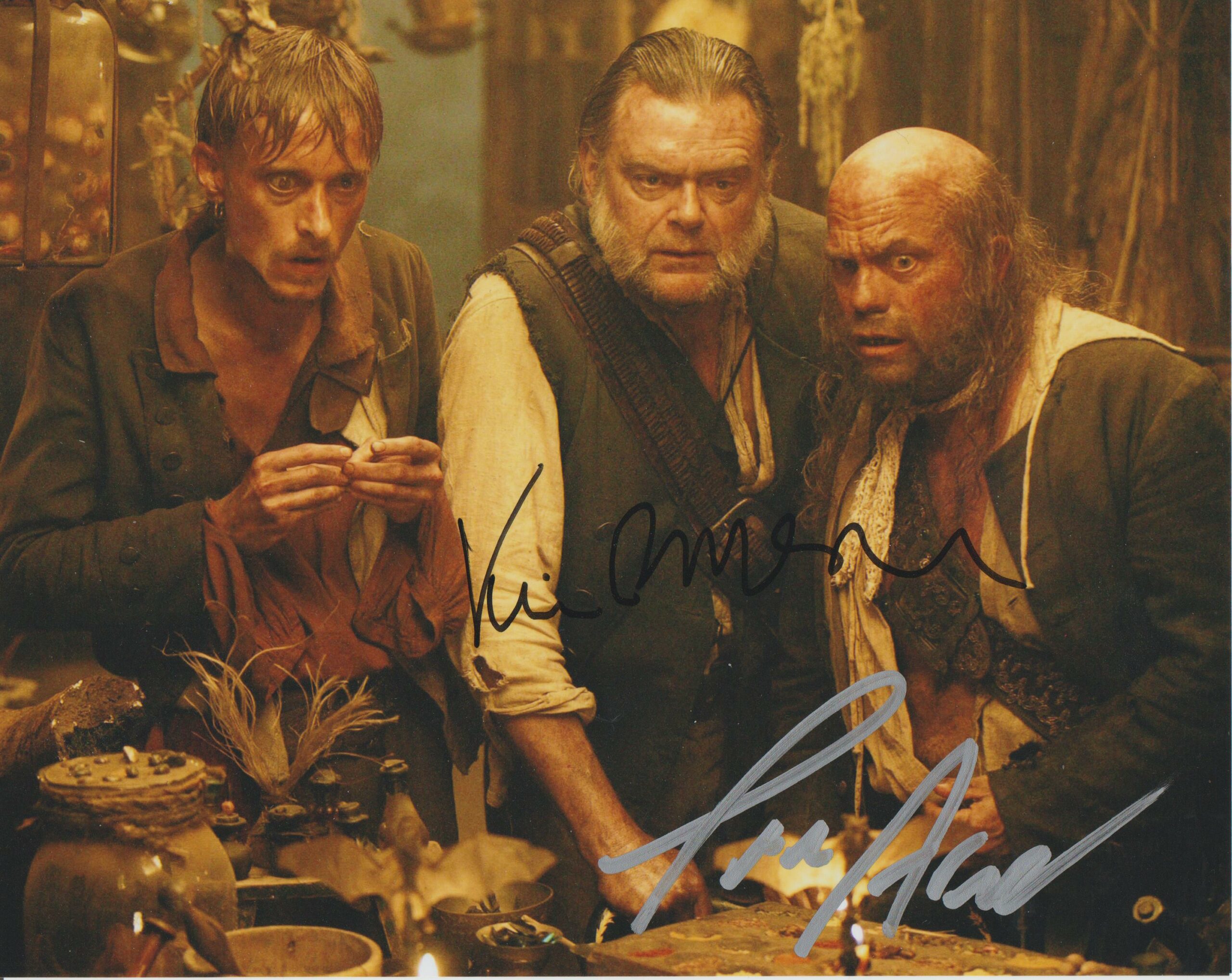 Pirates of the Caribbean double signed 8x10 Lee Arenberg and Kevin ...