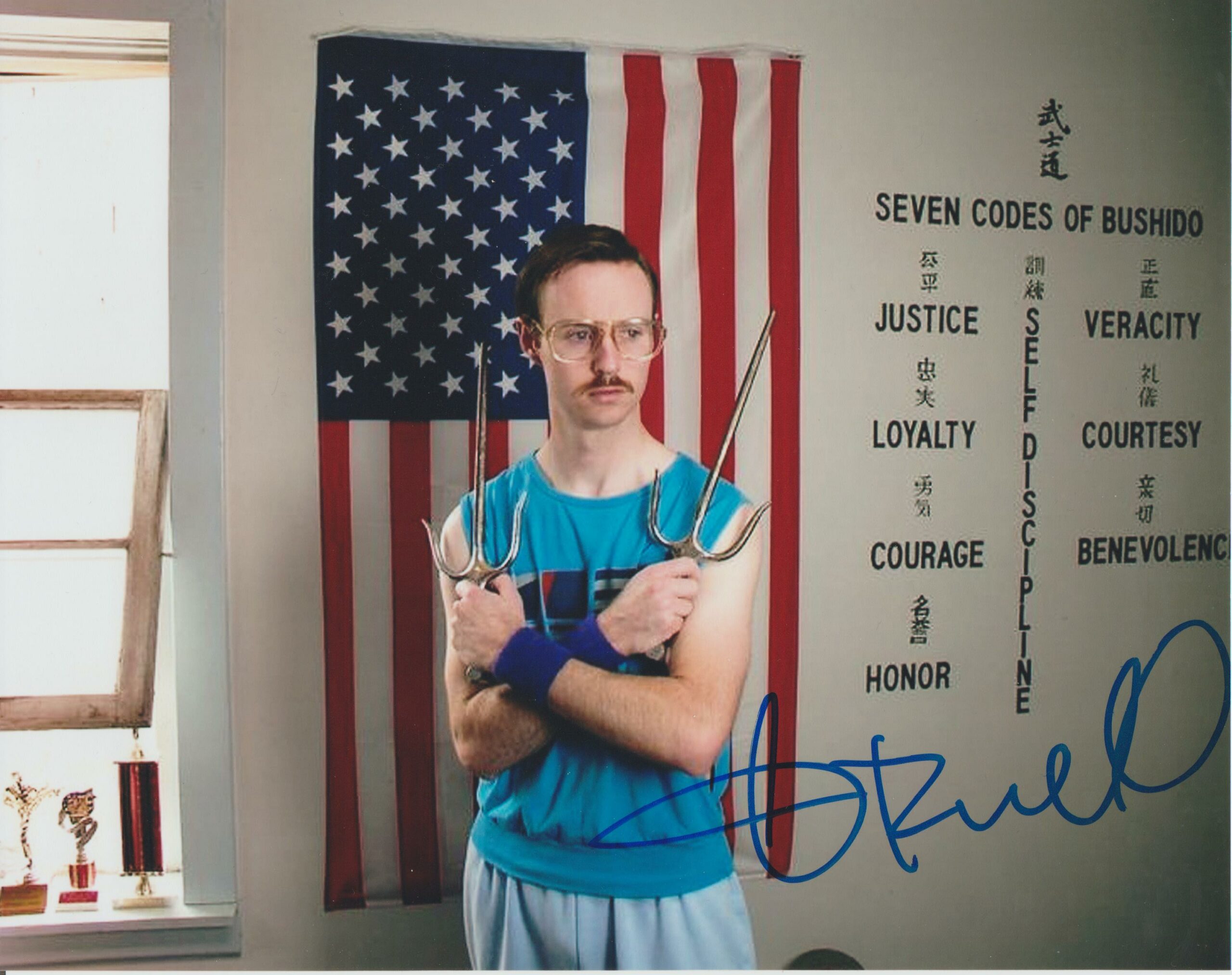 Aaron Ruell Napoleon Dynamite signed 8x10 photo - Fanboy Expo Store